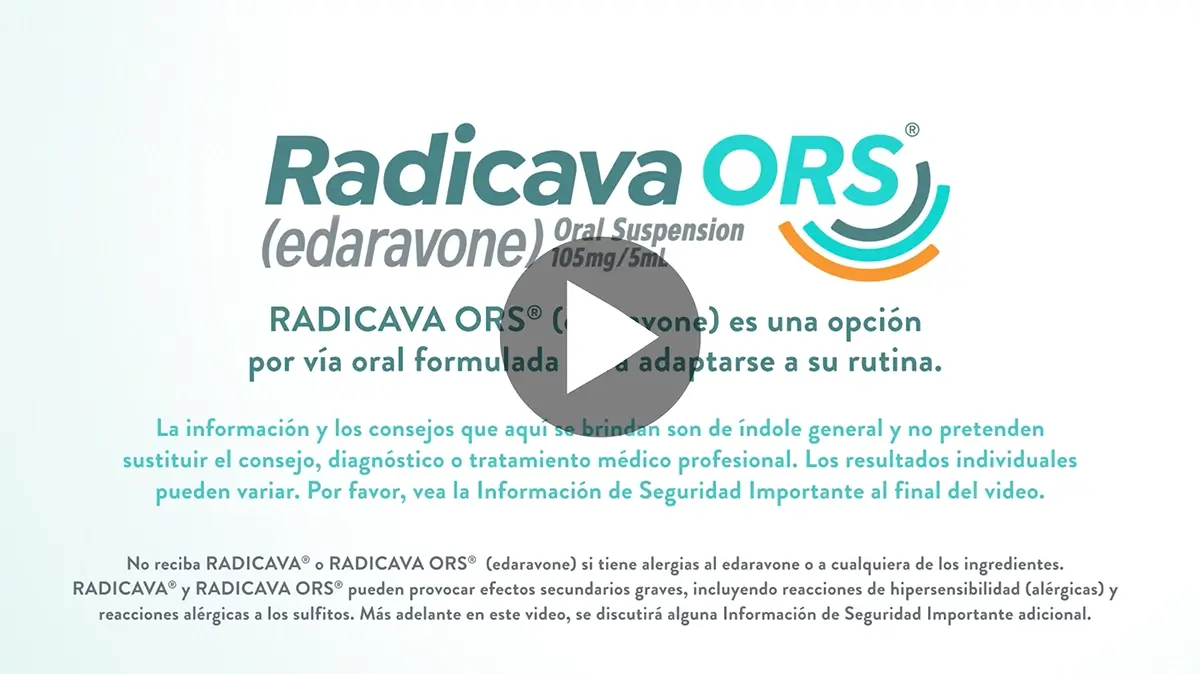 ALS Treatment Guides & RADICAVA ORS® (edaravone) Financial Support Info